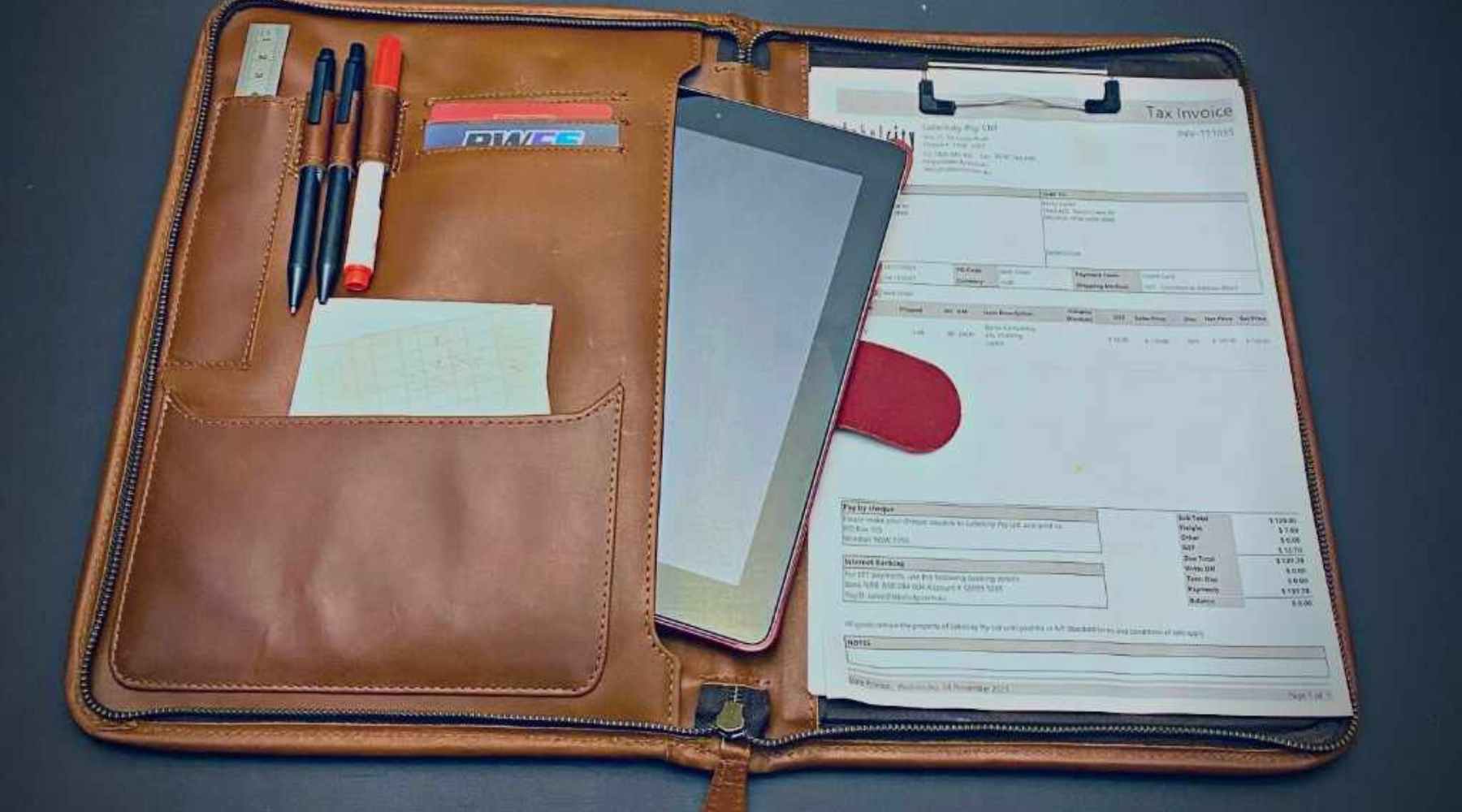 Log Book, Notebook, Clipboard Folder or Other Leather Products - Truck N Co