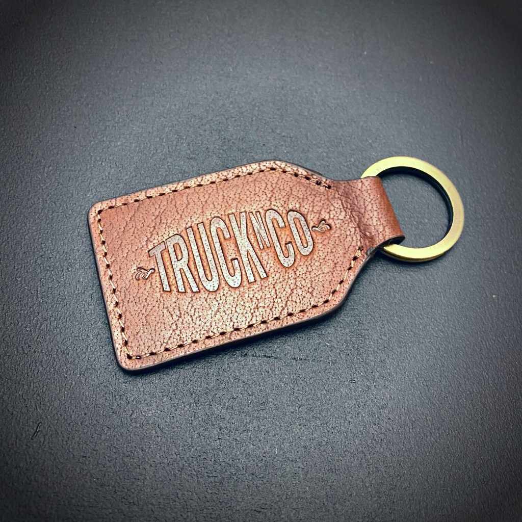Truck N Co - Personalised Leather Keyring with Your Name